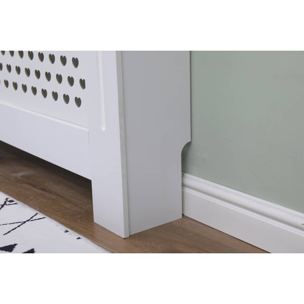 Cambridge White radiator cover large | Tudor Furniture
