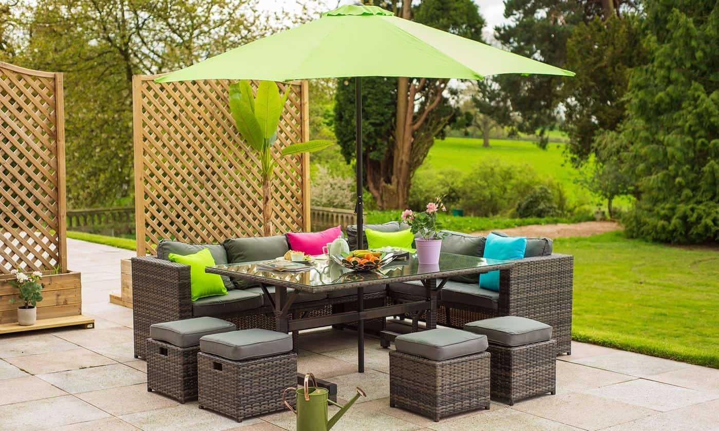 10 Seater Rattan Cube Sofa Set | Tudor Furniture