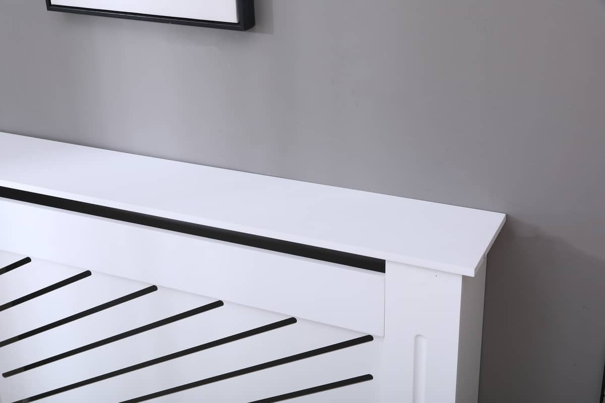 Milford White radiator cover X-large | Tudor Furniture